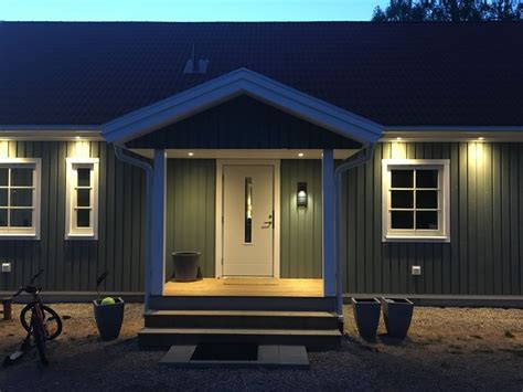 Älvsbyhus Åse Entré Till Hus Belysning Husfasad Hus