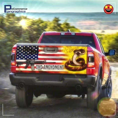 2nd Amendment Truck Tailgate Decal Sticker Wrap Plangraphics