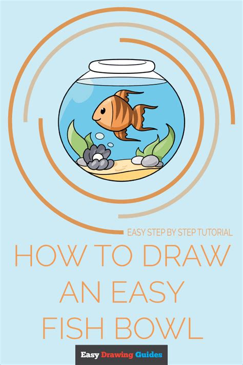 How To Draw An Easy Fish Bowl Really Easy Drawing Tutorial