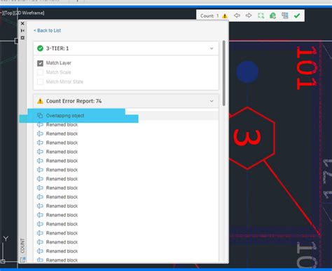 solved disabling the count overlapping block detection autodesk community