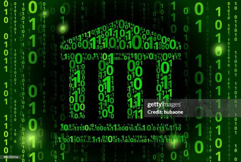 Bank Binary Code Vector Pattern Background High Res Vector Graphic