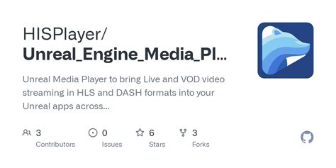 Github Hisplayerunrealenginemediaplayer Unreal Media Player To