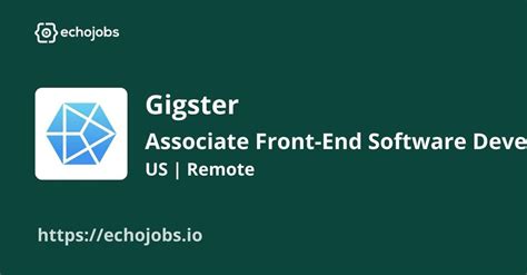 Gigster Is Hiring Associate Front End Software Developer Gigster