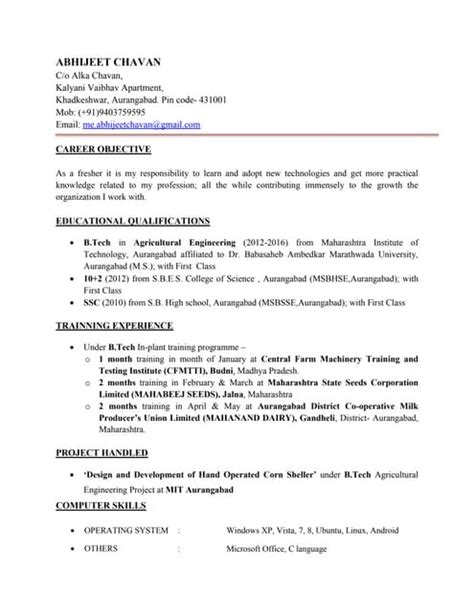 Abhijeet Chavan Resume Final Pdf
