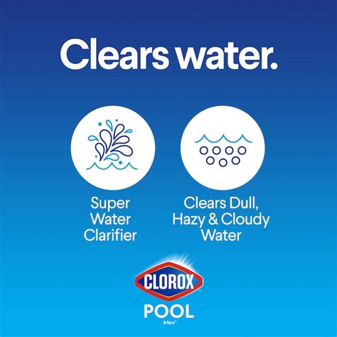 Clorox Poolandspa 32 Oz Pool Water Clarifier 58032clx At