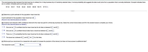 Solved Are No Outliers Complete Parts A Through C Chegg