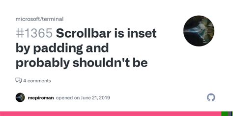 scrollbar is inset by padding and probably shouldn t be · issue 1365