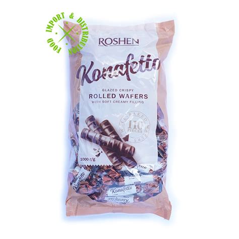 Cukierki Konafetto Bianco rurki 1kg - www.kraftgroup.pl
