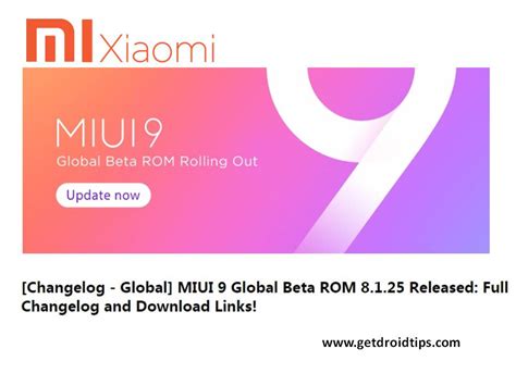 Install Latest MIUI Global Beta ROM For All Xiaomi Devices