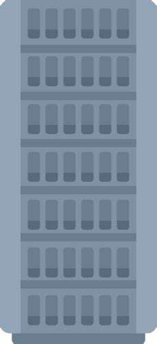Data Center Server Rack Storing Digital Royalty Free Vector