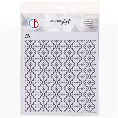 Stencil Texture Imperial Decor Mondo Fai Da Te