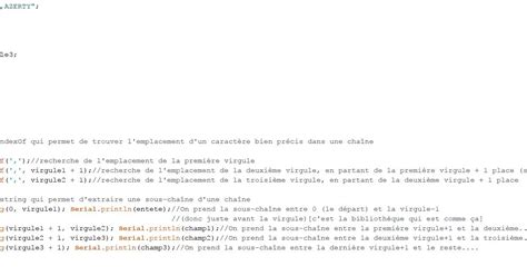 STI D SIN ISN Exploiter une chaîne de caractères en Arduino Partie