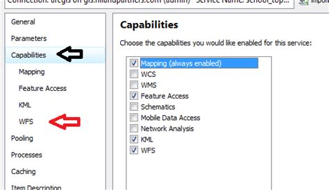 Postgresql Wfs And Feature Access Database Connection Database