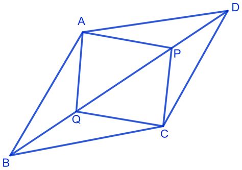 in parallelogram abcd two points p and q are taken on knowledgeboat