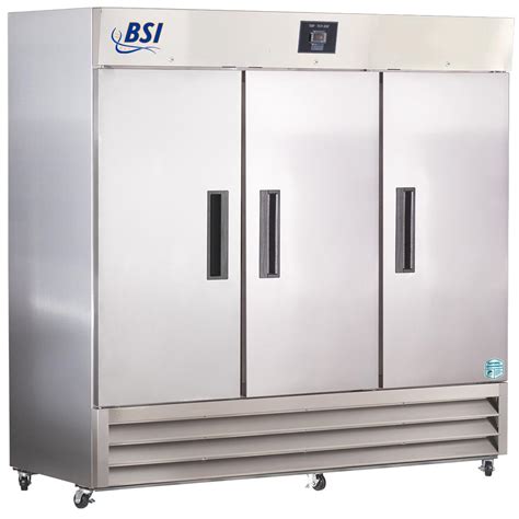 Bsi Silver Series Solid Door Stainless Steel Refrigerator 72 Cu Ft