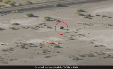 Nasa Capsule With Largest Sample Ever From Asteroid Returns To Earth