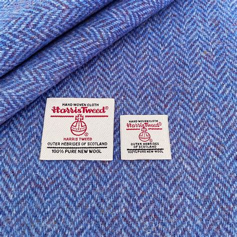 Dusky Blue Herringbone Harris Tweed The Harris Tweed Store