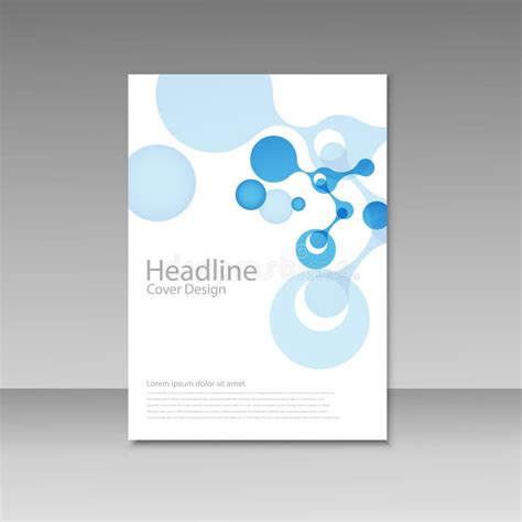 Vector Abstract Molecular Structure Template Design Stock Vector Illustration Of Life