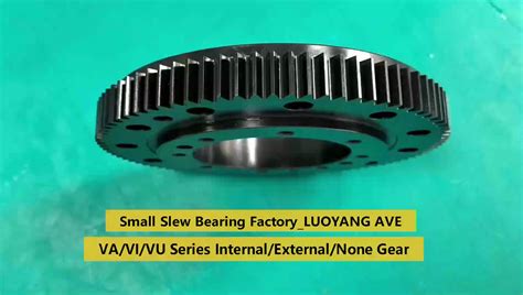 Small Slewing Ring External Gear Slewing Bearings Va 25 0309 N 235x408 4x60mm Manufacturer Hot