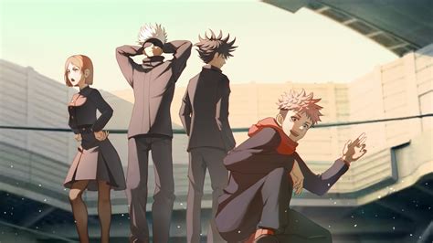 Yuji Itadori Satoru Gojo Megumi Fushiguro Nobara Kugisaki K Hd Jujutsu