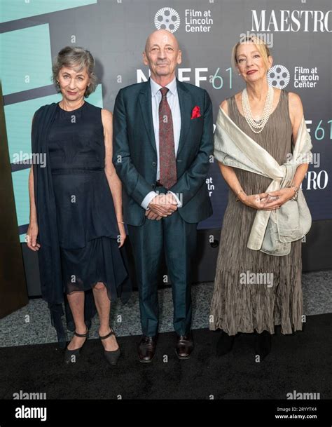 Nina Bernstein Alexander Bernstein Jamie Bernstein Attend Premiere Of Movie Maestro During