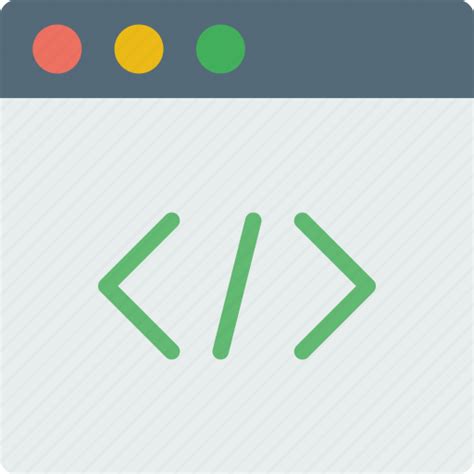Browser Code Coding Development Programming Icon Download On