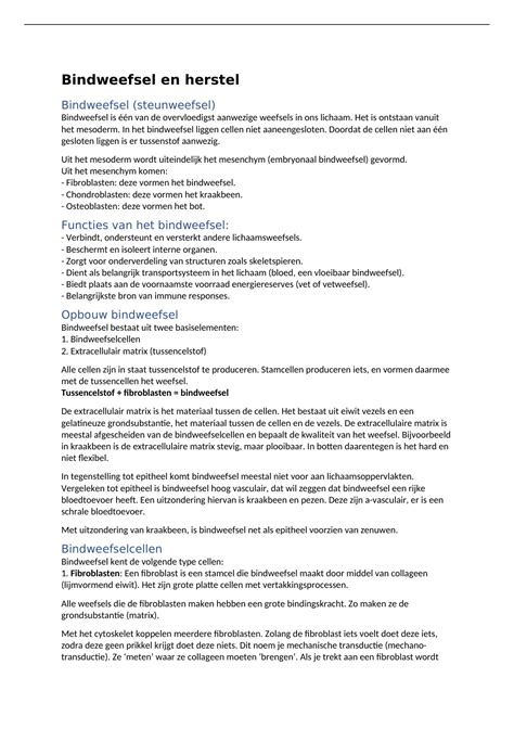 Samenvatting Fysiologie Periode 3 Fysiologie Fys3 Stuvia Nl