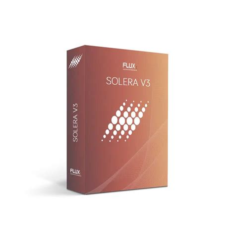 Flux Sofware Engineering Solera V3 Full Band Dynamics Processor Seria
