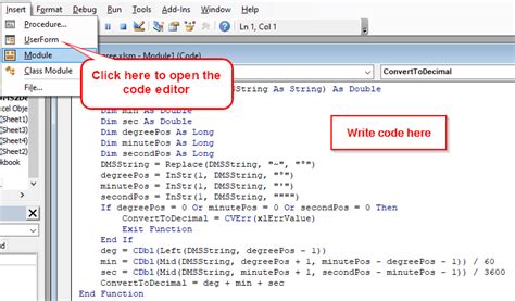 Convert Degrees Minutes Seconds To Decimal Degrees In Excel Excel Insider