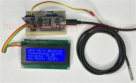 Build A Temperature Humidity And Dew Point Data Logger With Esp32 Engineering Projects