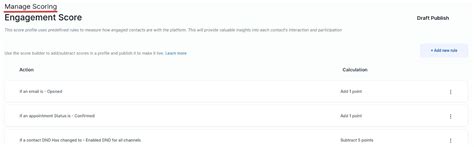 settings overview captivation hub