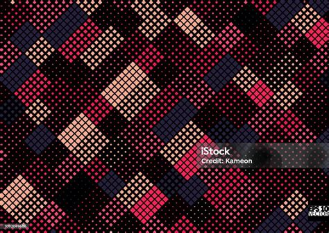 추상 정사각형 픽셀 모자이크 배경입니다 Eps10 벡터 일러스트 레이 션 0명에 대한 스톡 벡터 아트 및 기타 이미지 0명 개념 개념과 주제 Istock