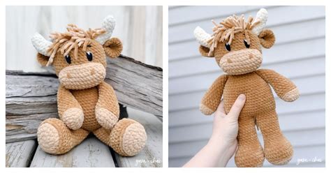 Highland Cow Amigurumi Free Crochet Pattern Amigurumi Cow Crochet