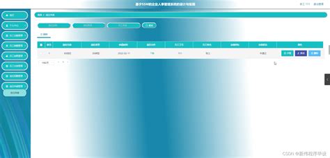 基于的企业人事管理系统的设计与实现源码开题现代企业人事管理信息系统的设计与实现 Csdn博客