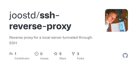 Github Joostdssh Reverse Proxy Reverse Proxy For A Local Server Tunneled Through Ssh