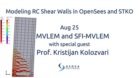 Modelling Rc Shear Walls In Opensees And Stko Mvlem And Sfi Mvlem