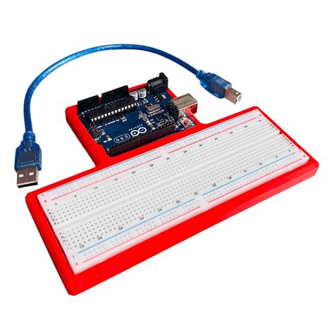 Kit Arduio Uno R3 Con Protoboard Y Soporte