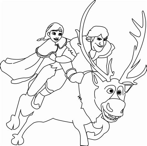 Sven Frozen Coloring Pages At Getdrawings Free Download