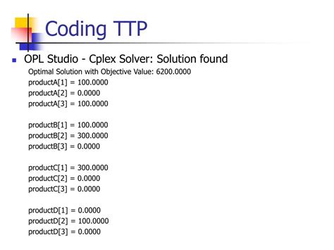 Ppt Examples For Discrete Constraint Programming Powerpoint