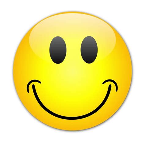 Vector Smiley Yellow Emoticon Perfect For Icon Button Badge Stock