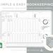 Easy Simple Bookkeeping Template Google Sheets Income And Expense Tracker Accounting Sales Tax