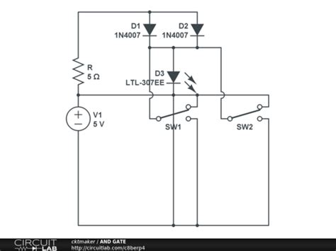 AND GATE CircuitLab