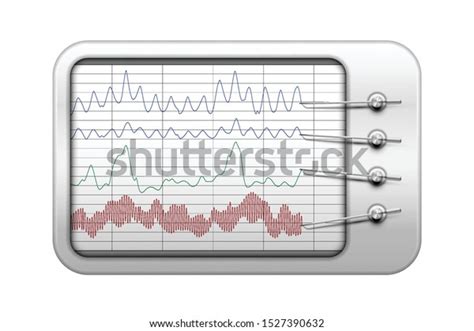 Simple Polygraph Vector Illustration Realistic Style Stock Vector