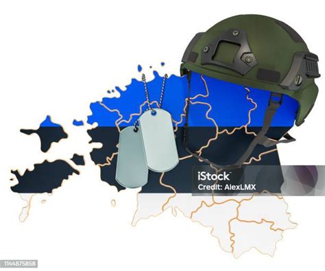 에스토니아 군대 육군 또는 전쟁 개념입니다 흰색 배경에 고립 된 3d 렌더링 3차원 형태에 대한 스톡 사진 및 기타 이미지 3차원 형태 Revolution 개념