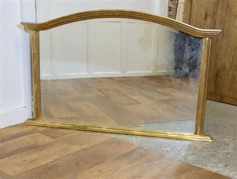 Victorian Style Arched Gold Overmantel Mirror A Lovely Over Mantle