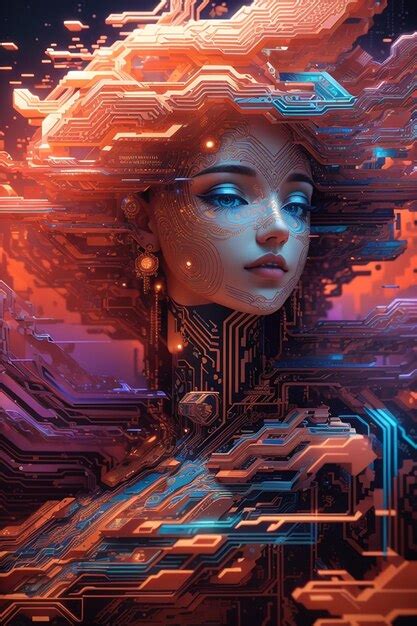 Premium Photo A Meticulously Crafted Digital Artwork Showcasing A