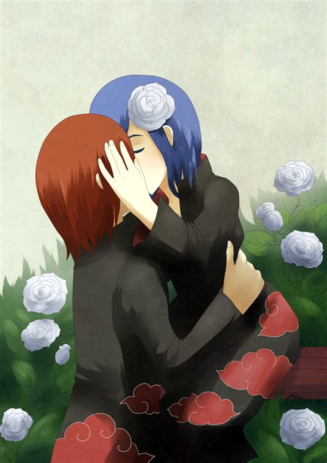 Naruto X Konan Kiss