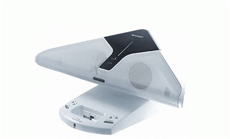 The Sharp DK AP2 Looks Like A Space Fighter Will The New IPod Dock Take Off Softpedia