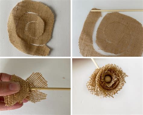 How To Make Burlap Flowers Easy DIY Tutorials
