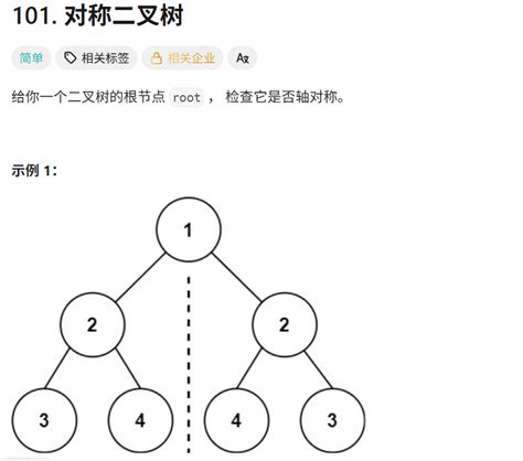 对称二叉树题解 Csdn博客